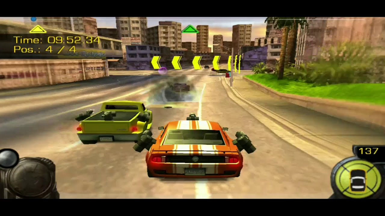 PSP Drive and Shoot Games like Twisted Metal - YouTube