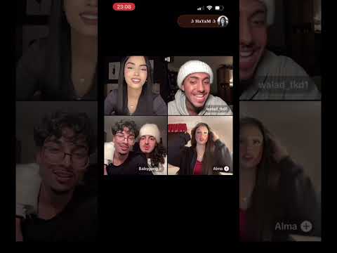 live hayam and fahd #awlaadi #hayam #tiktoklive لايف هيام وفهد وأيوب مع ولد و الما