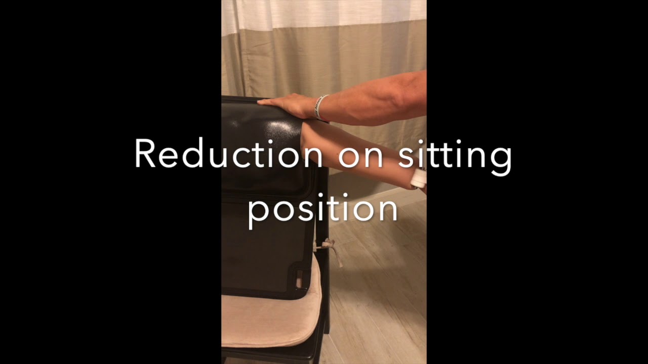 Shoulder Dislocation reduced in less than 5 second (sitting position ...