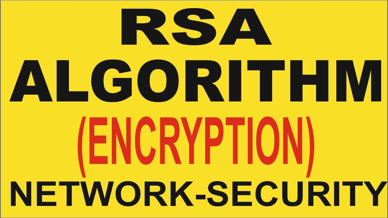 #RSA Algorithm , Computer Science - YouTube