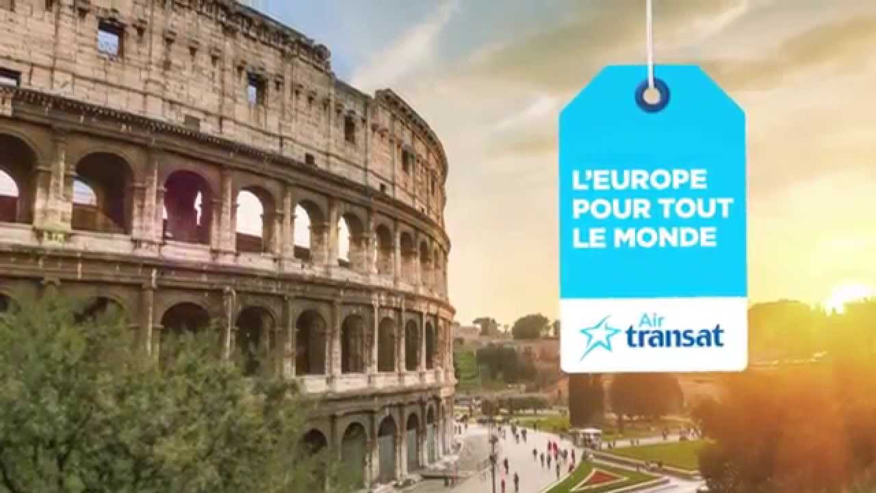 Publicité Air Transat – Souvenir de Rome - YouTube