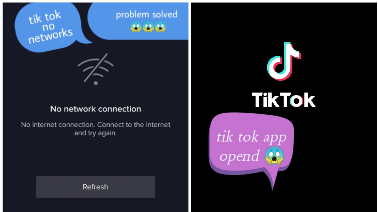 How to fix network problem in tik tok | how to use tik tok app after ...