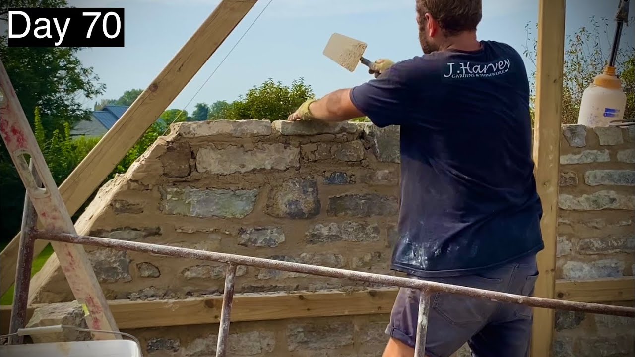 Old Stone Barn Restoration - Day 70 - YouTube
