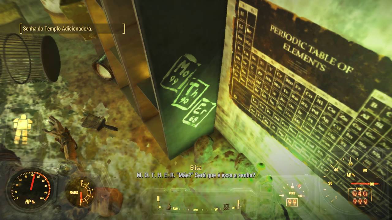 Fallout 4 password for the terminal temple - YouTube