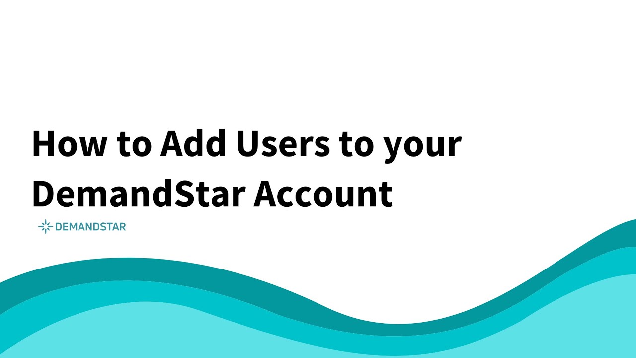 Add Free DemandStar Users to Your Government Agency Account - YouTube
