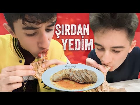 İLK DƏFƏ ŞIRDAN YEDİM!! 🤢 (İftar)