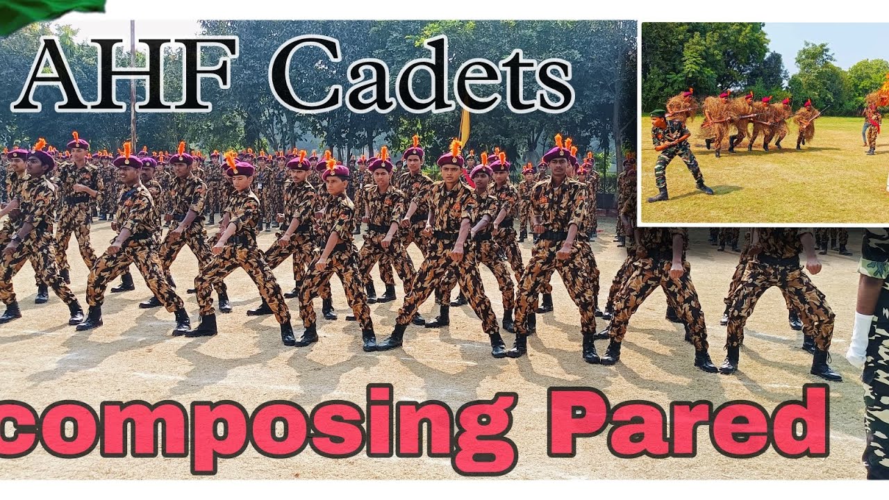 AHF Composing Pared, Singal Lines and Army trainings... (AHF Camp 2020 ...