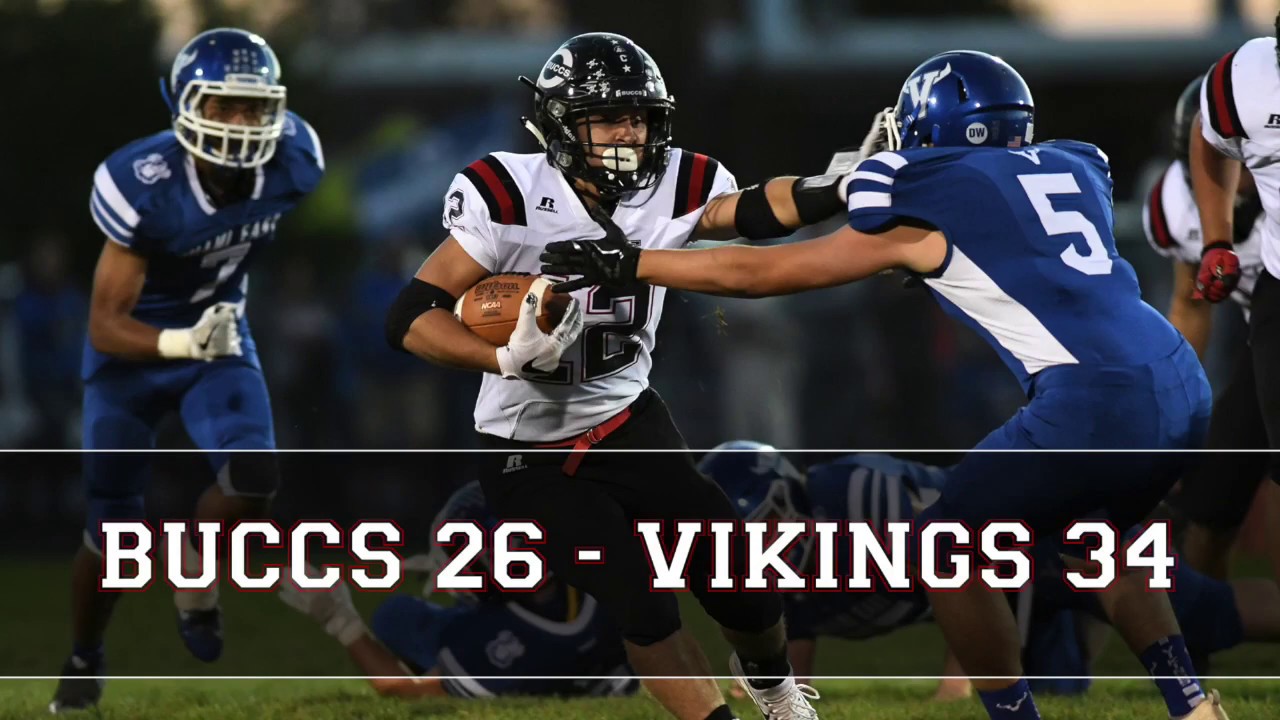 Covington Buccs 26, Miami East Vikings 34 - YouTube