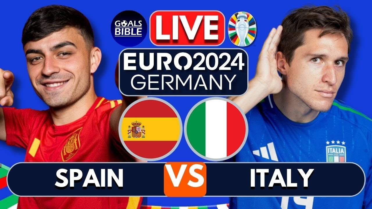 🔴SPAIN vs ITALY LIVE | EURO 2024 | Full Match LIVE Today - YouTube