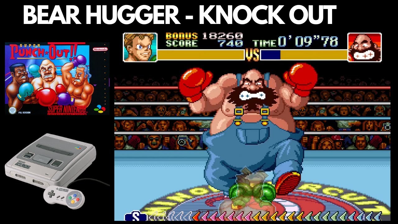 SNES Super Punchout - Bear Hugger Simple KO Method - YouTube