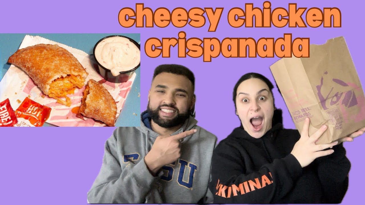 Taco Bell’s NEW Cheesy Chicken Crispanada 🔔 - YouTube