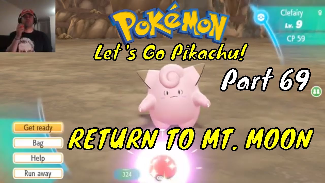Pokemon Let's Go Pikachu! Part 69 - Return to Cerulean City Via Mt ...