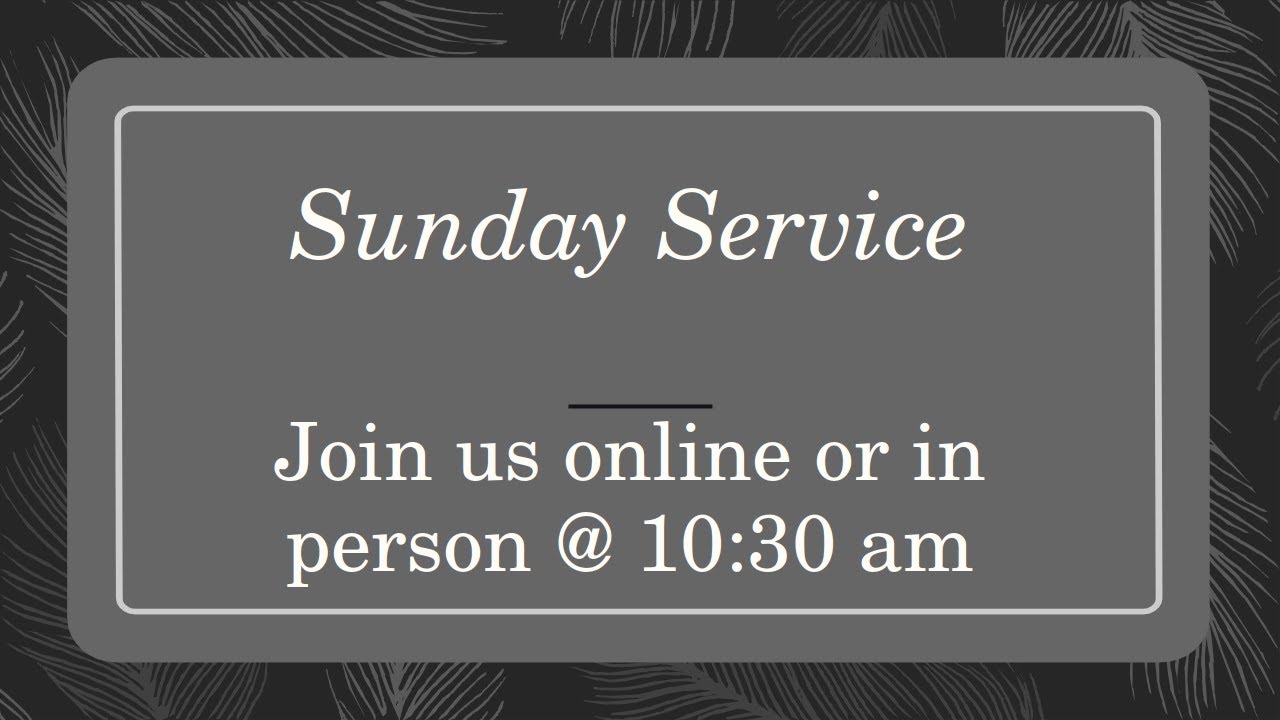 Sunday Morning 14 September 2025 Second Service - YouTube