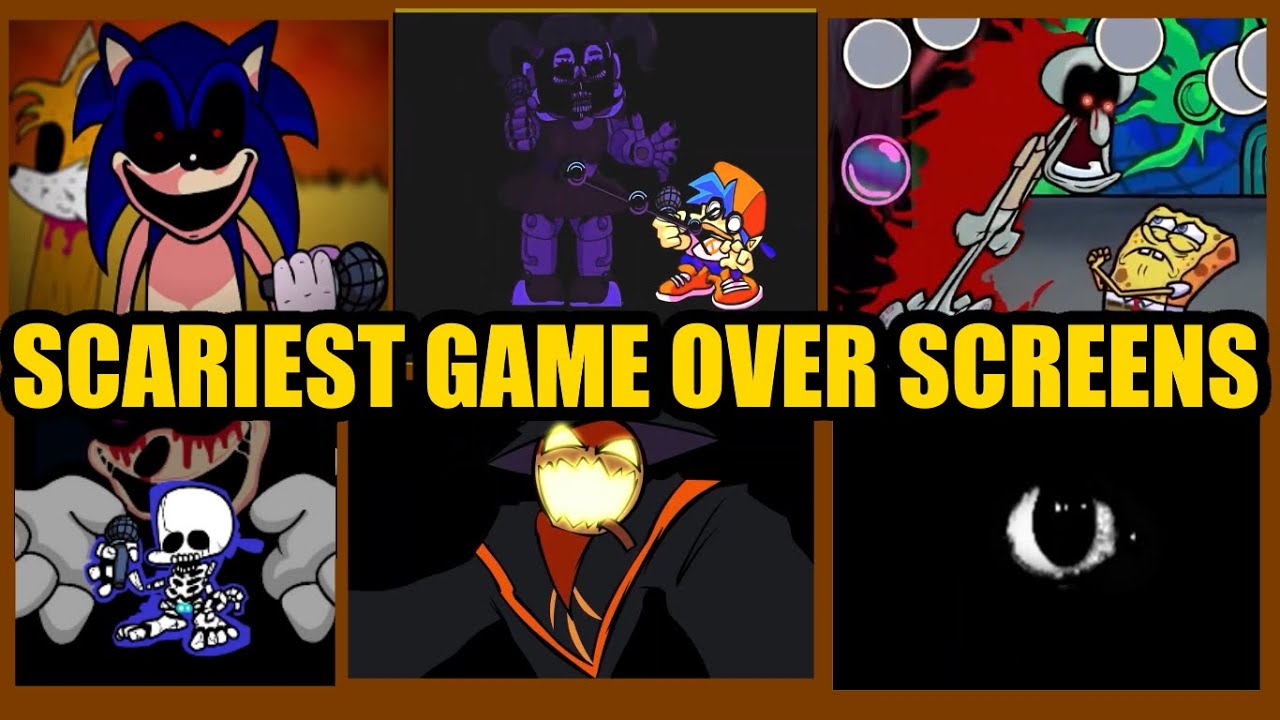 Boo... SCARY FNF Game Over Screen Animation 2021 - Friday Night Funkin ...