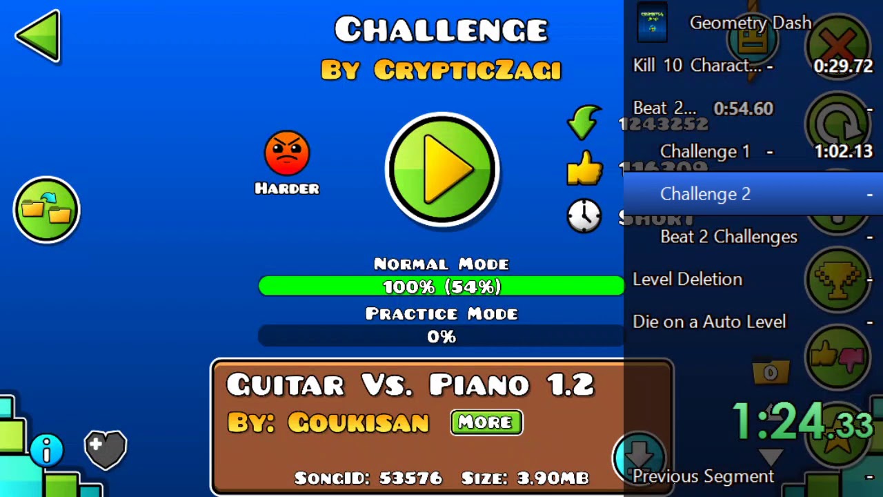 GD: zSpeedrun Task 1 in 2:27.120 - YouTube