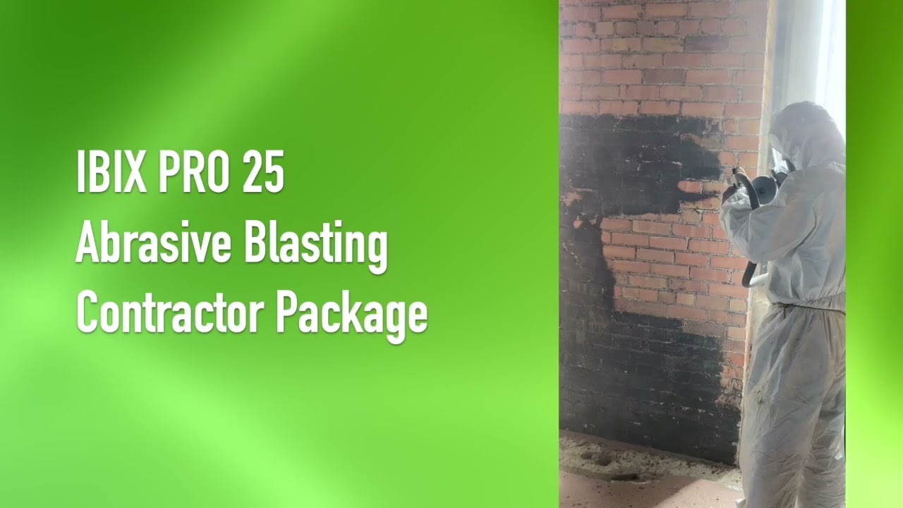 Demo - Ibix Pro 25 Abrasive Blasting Package - YouTube