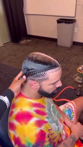 drake with his fresh braids #drake #shortsfeed - YouTube