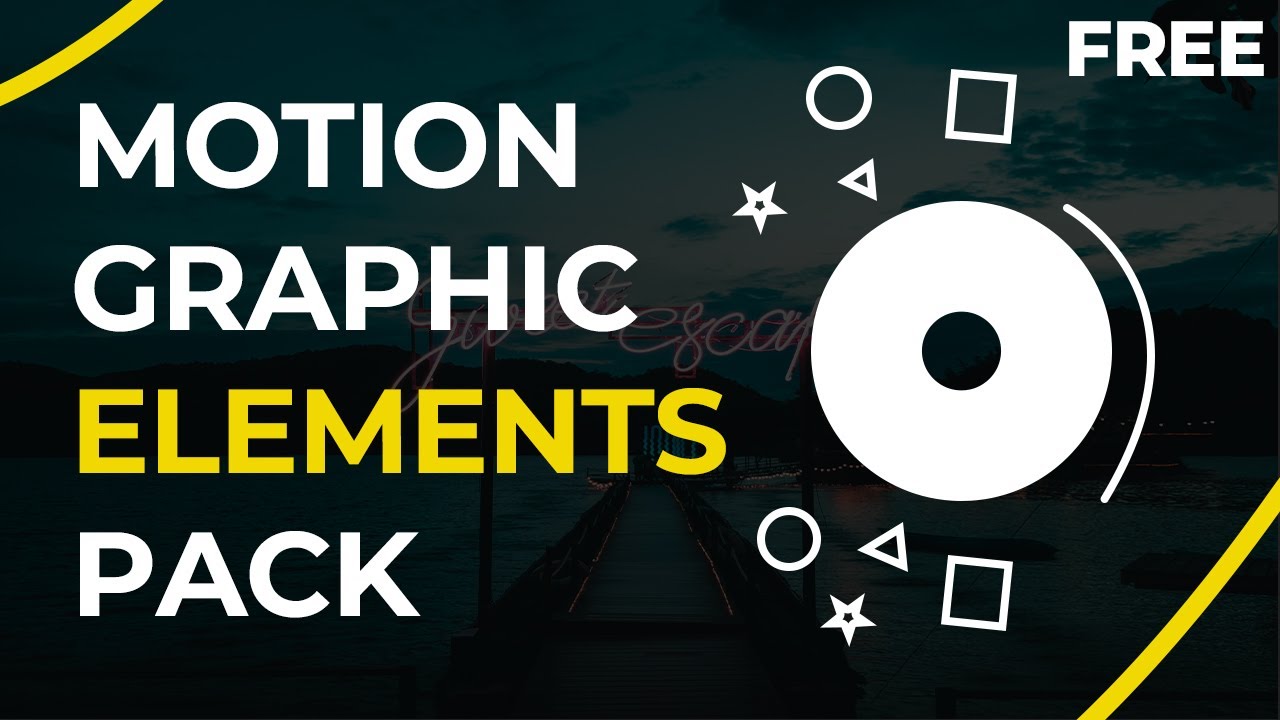 *Free* Motion Graphic Elements Pack 2021 -After Effects, Kinemaster ...