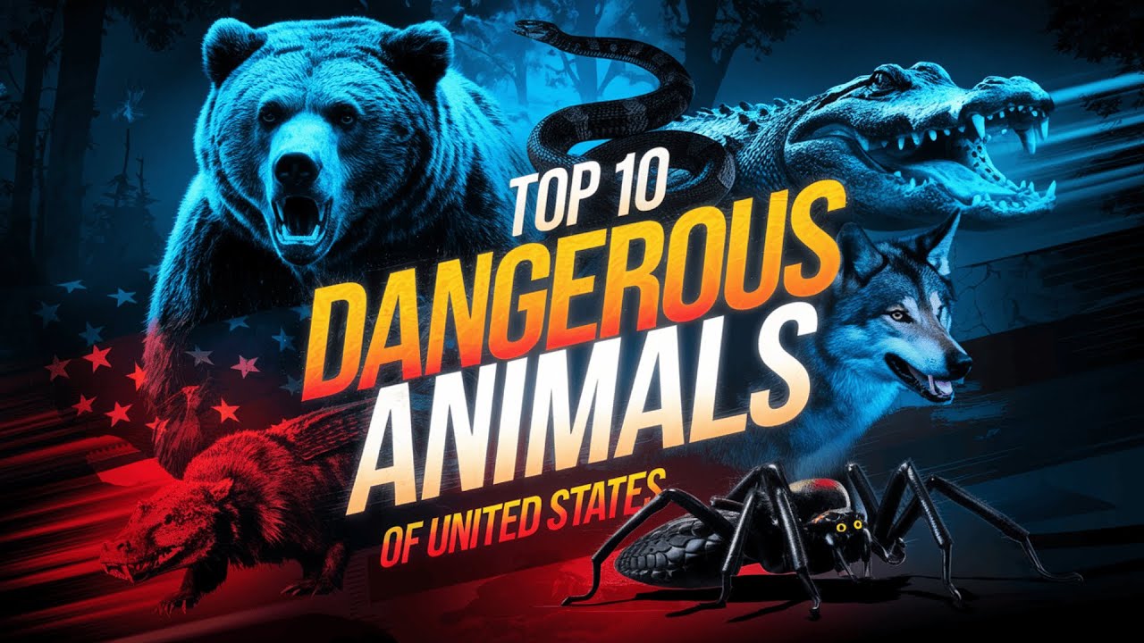 🚨 Top 10 Animals That Can Kill You in the United States 🇺🇸 – Watch Out ...