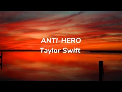 Anti-hero | Taylor Swift | "It's me, hi. I'm the problem it's me ...