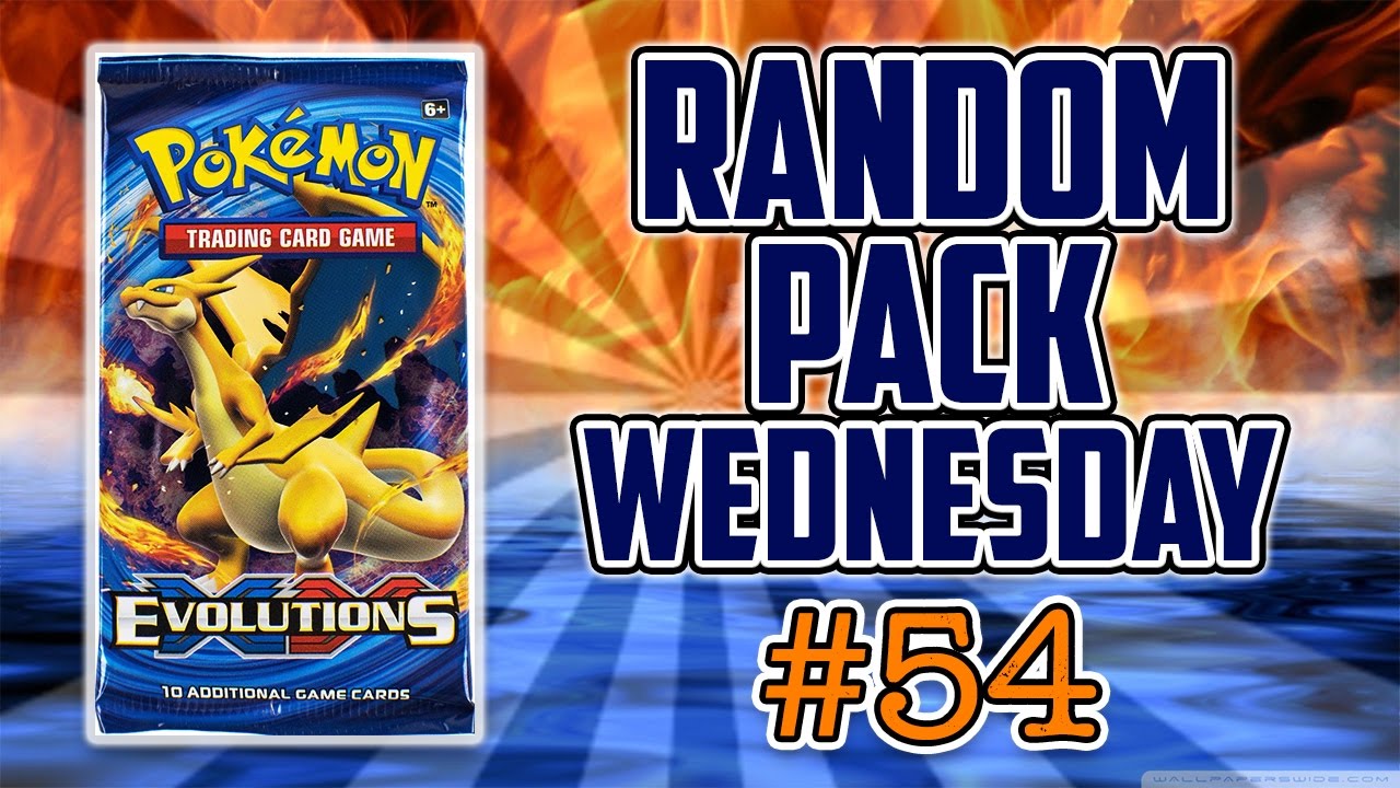 Pokemon Cards- Random Pack Wednesday #54 | Evolutions! - YouTube