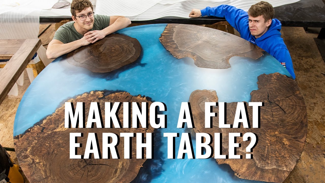 Making a Flat Earth Table - YouTube