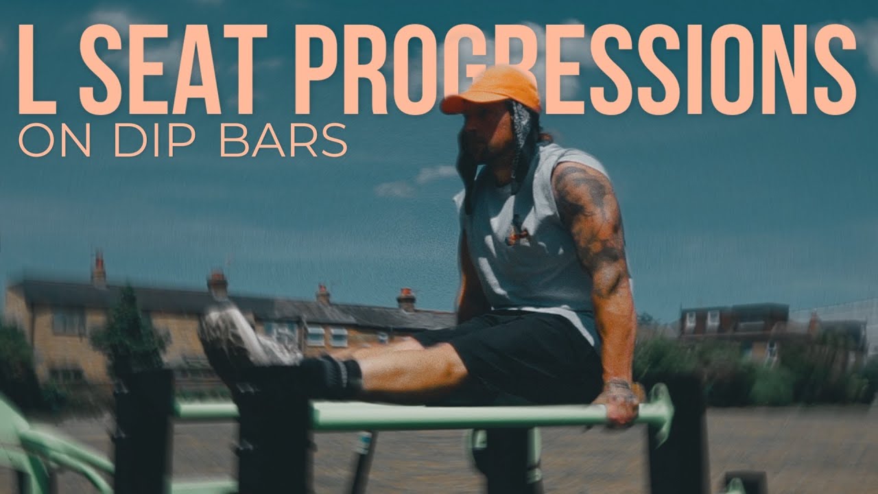L seat progressions on dip bars | how to L sit - YouTube