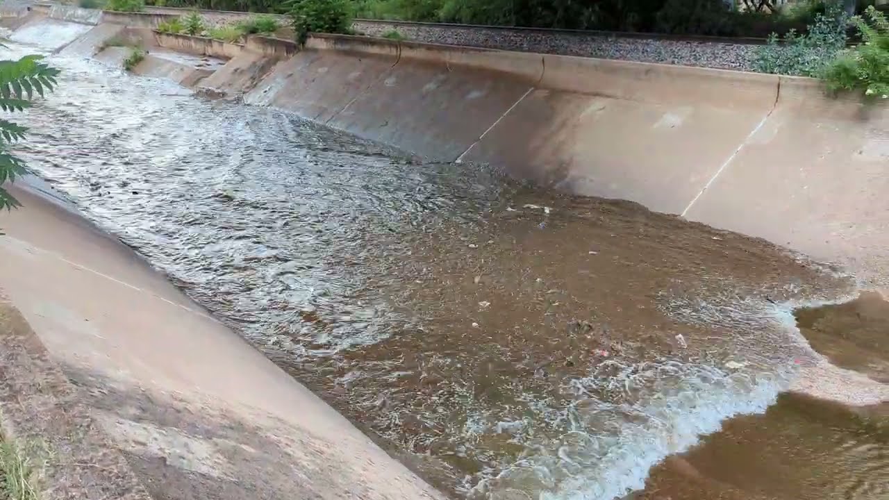 2022 Monsoon Nogales Arizona Flash Flood Starting, Water From Mexico ...