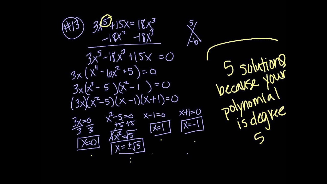 Factor and Solve - YouTube