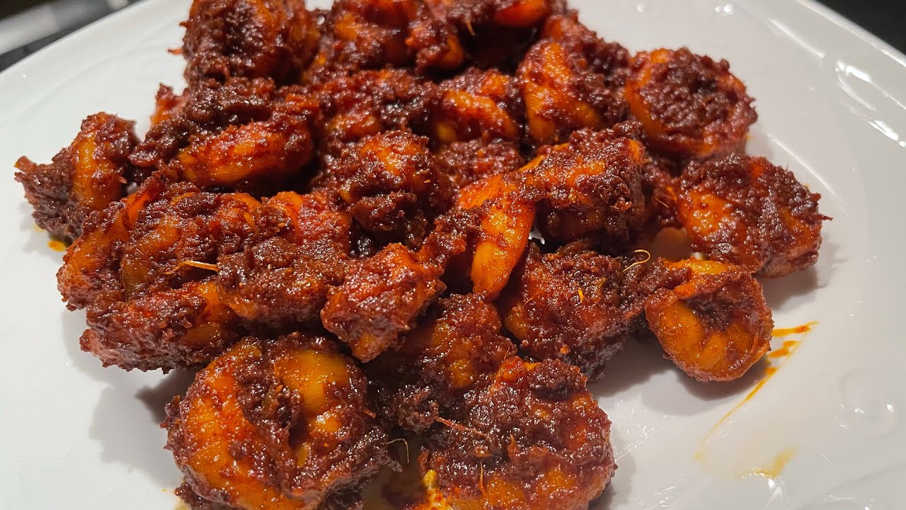 Veryy easy and tasty prawns fry - YouTube