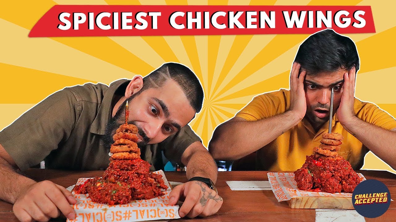 🔥🔥🔥 Spiciest Chicken Wings Eating Challenge | Challenge Accepted#19 ...