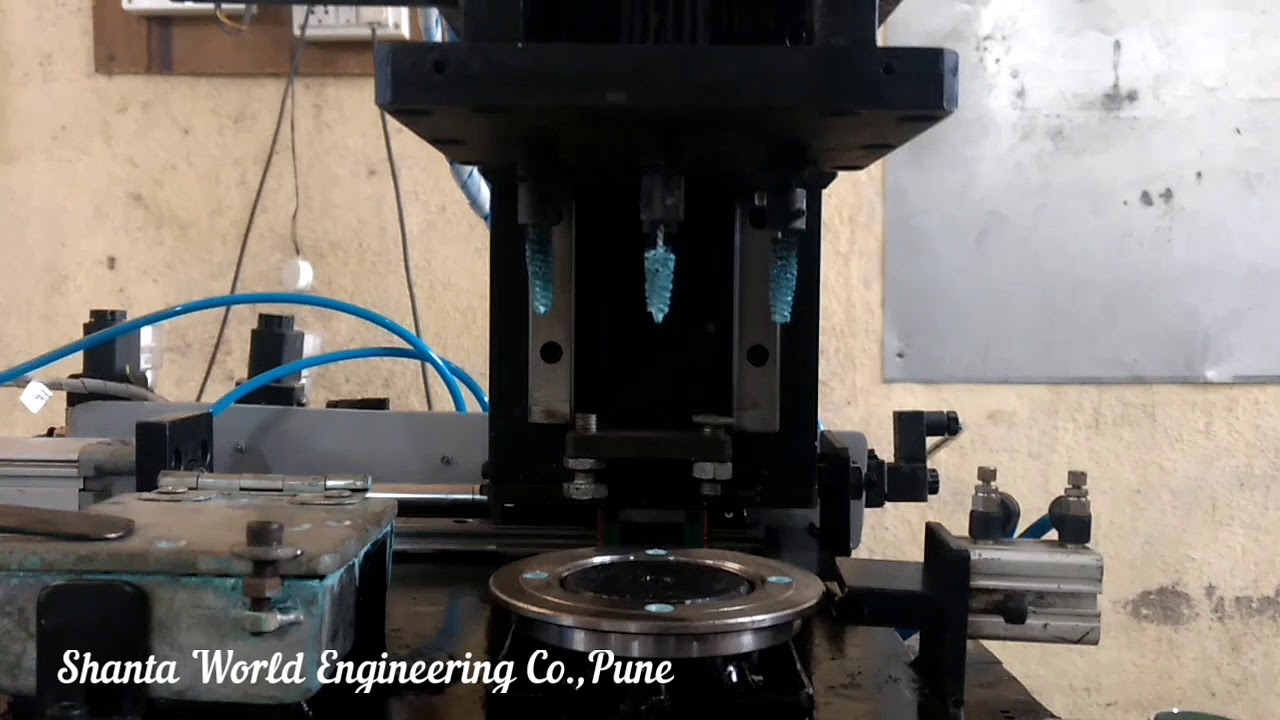 thread coating machine - YouTube