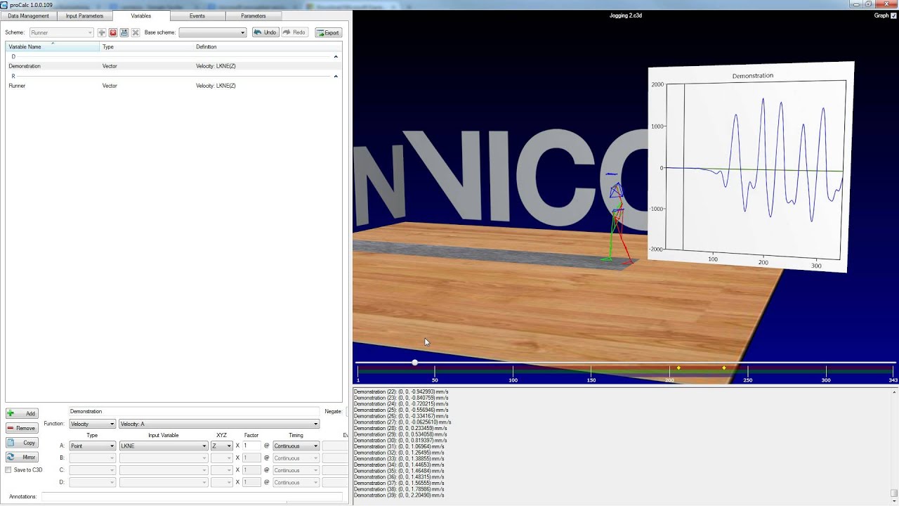 prophysics AG | Vicon proCalc Software short overview - YouTube