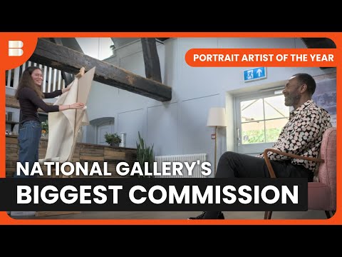 Morag Ka Paints Sir Lenny Henry Portrait Unveiling | Portrait Artist of the Year