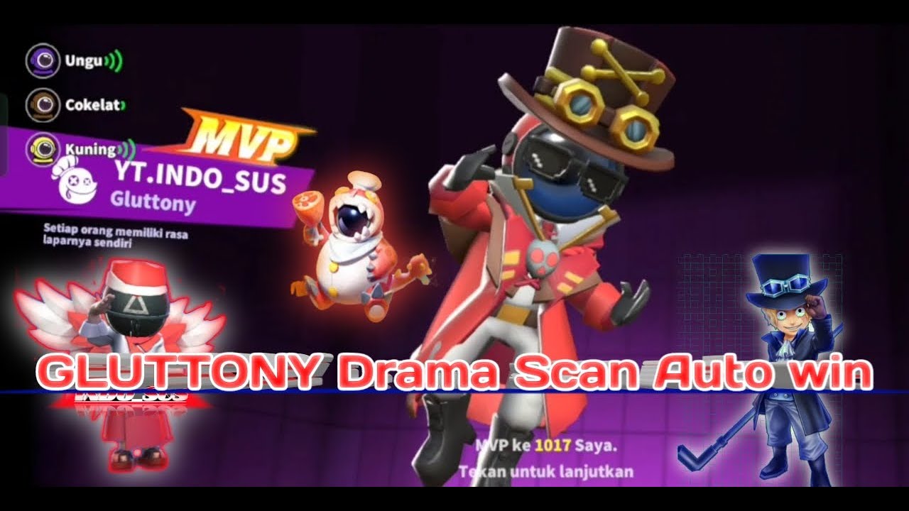 GLUTTONY Game play Drama Scan Auto Win....😱😱 - YouTube