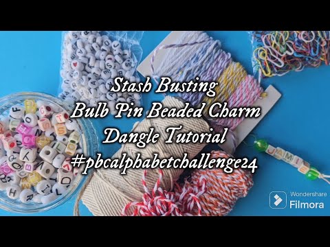 Bulb Pin Bead Charm Dangle 5 Min Craft Tutorial #pbcalphabetchallenge24 ...
