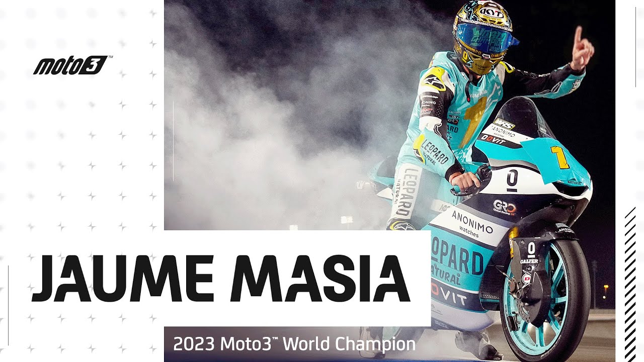 Jaume Masia is the 2023 #Moto3 World Champion 🏆 - YouTube