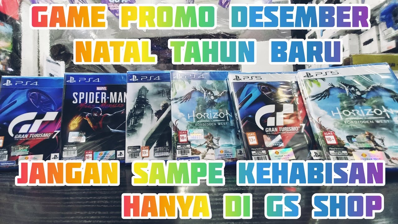 viral promo game ps4/ps5 akhir tahun #ps5 #gsshop #playstation #diskon - YouTube