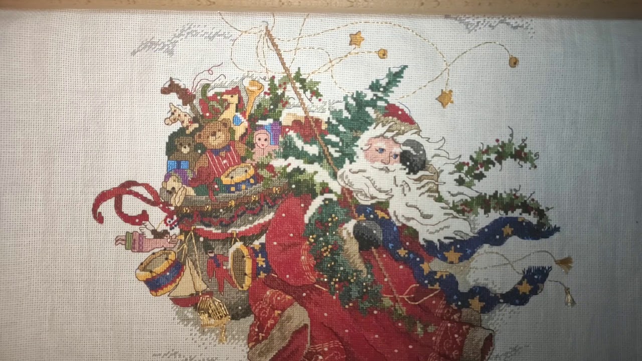 Dimensions 8449 (windswept Santa) Санта против ветра. Дим. Дименшенс ...