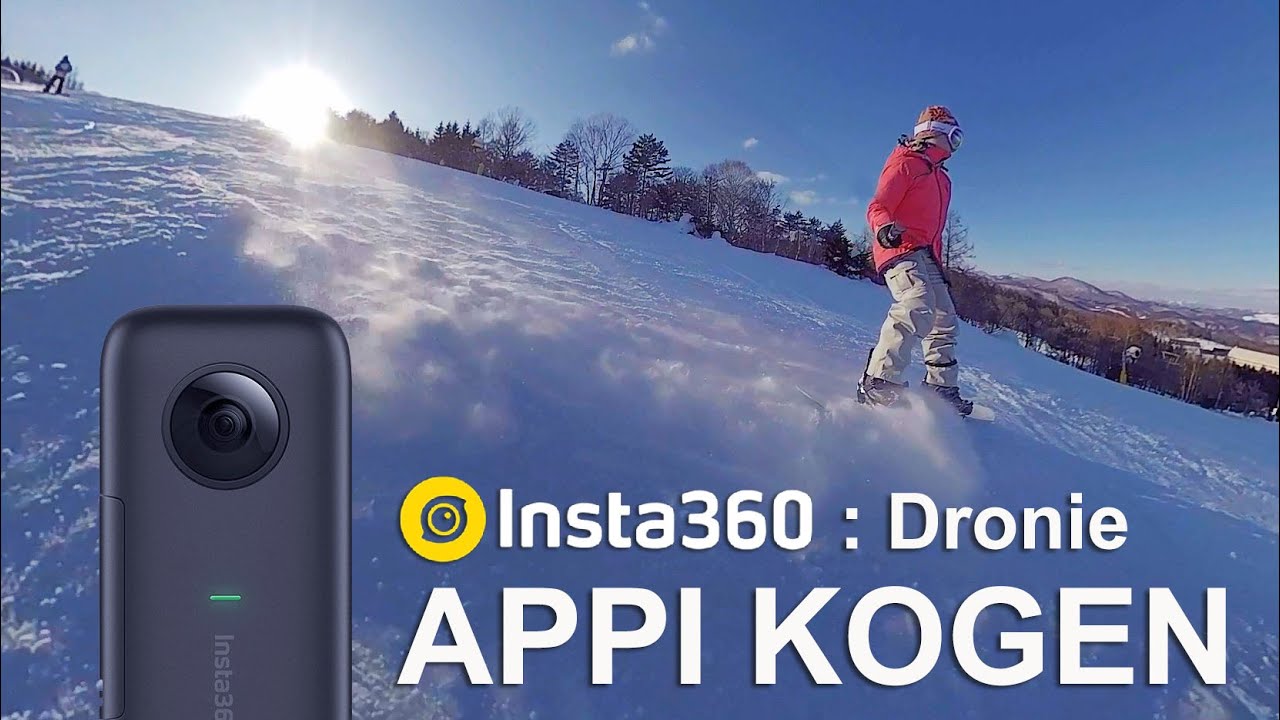 Insta360 OneX, Dronie Shots, Appi Kogen, Japan - YouTube