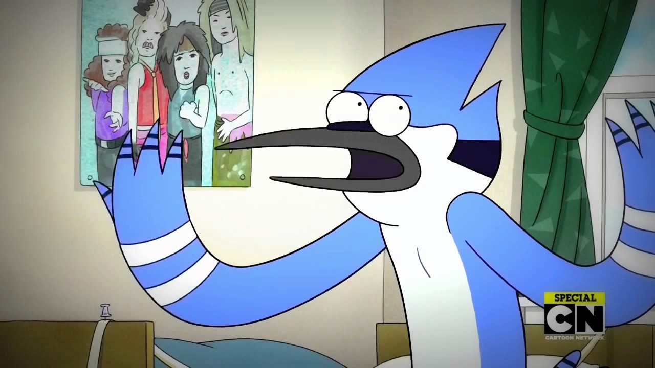 Copy of Mordecai and Rigby on first episodes and their flashback ...