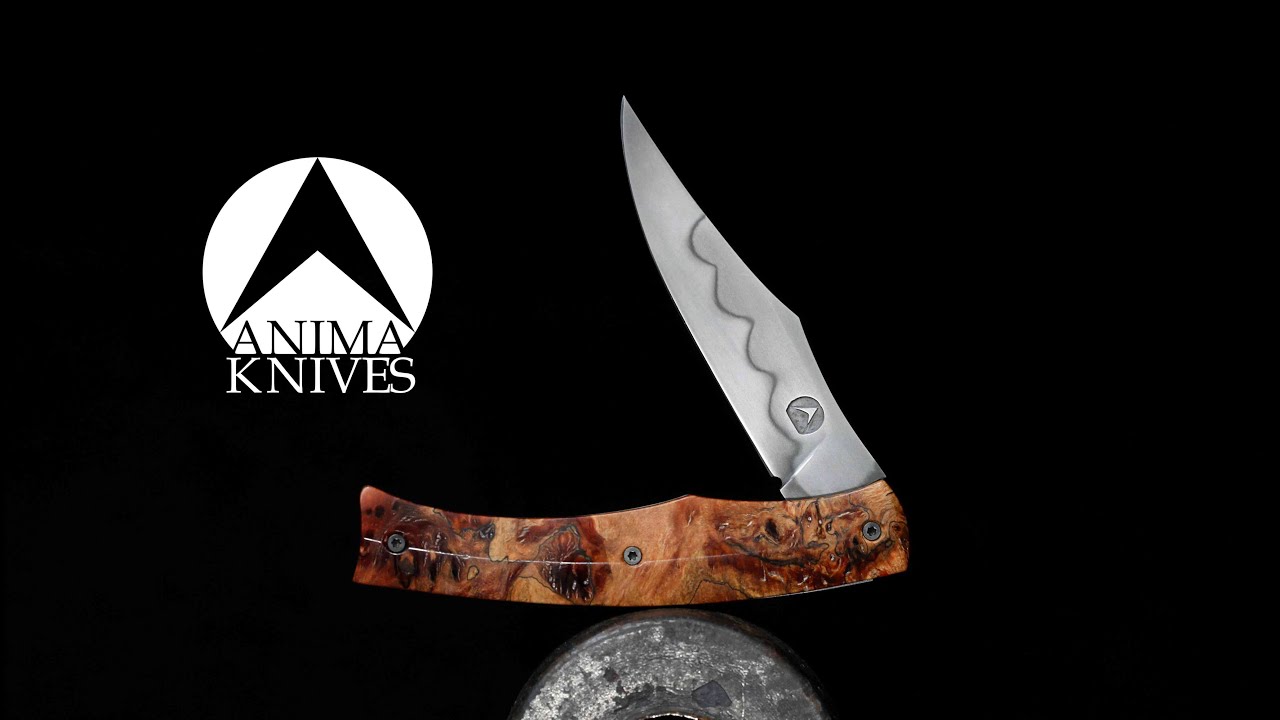 Knife making: manufacture of a folder - YouTube