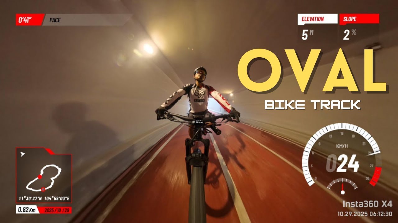 Insta360 x 4 | OVAL BIKE TRACK | #mtb #cycling #adventure - YouTube