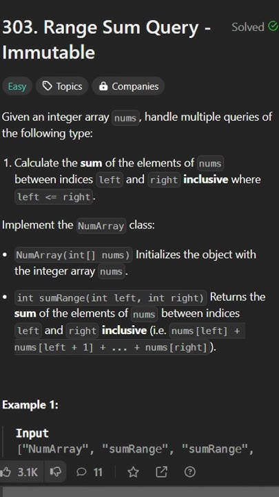 Day 2 - 30 Days Leetcoding Challenge !!!!!! - YouTube