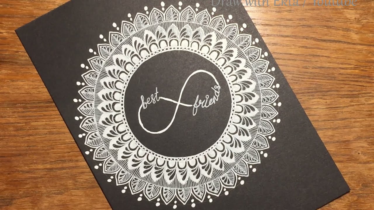 Friendship day drawing | best friends | BFF Drawing | Friendship day ...