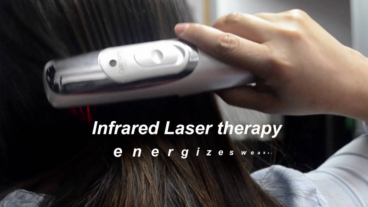 OPTIMUM HAIRBRUSH MASSAGER - YouTube
