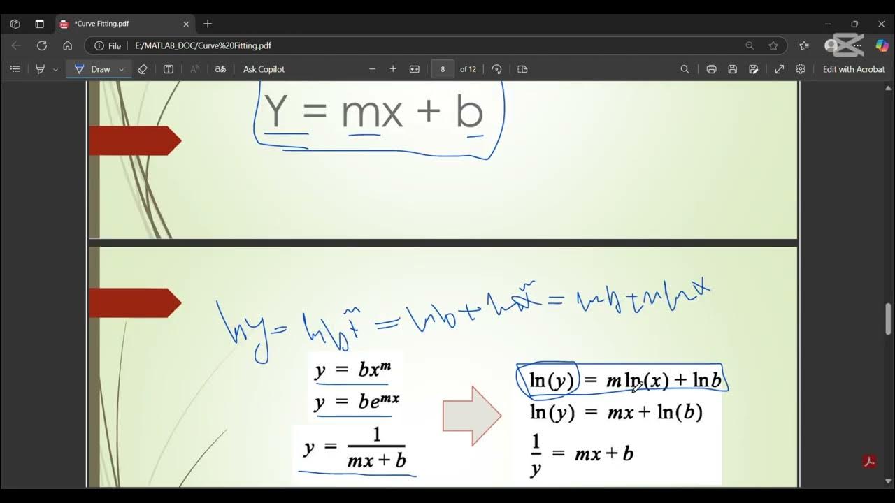 curve fitting by polyfit - YouTube