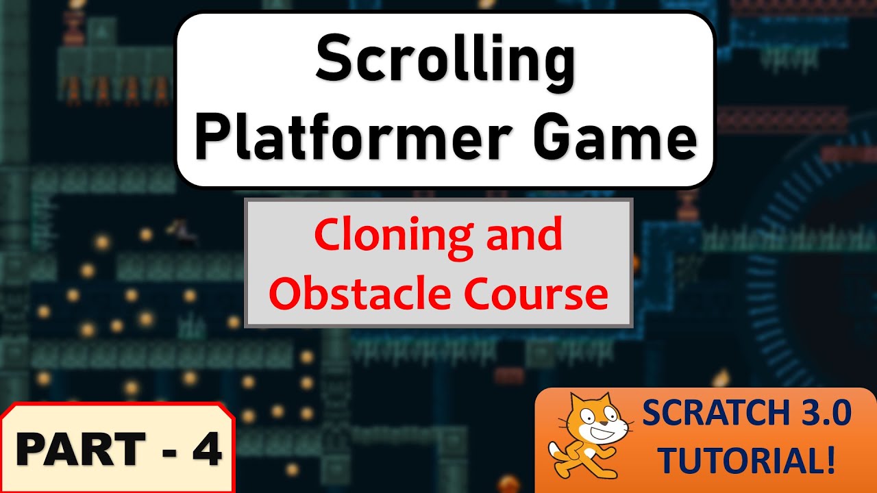 How To Make A Scrolling Platformer Game Part 4 Scratch 3 0 Tutorial Just Finished Coding