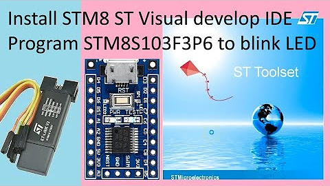 stm8s LED blink - YouTube