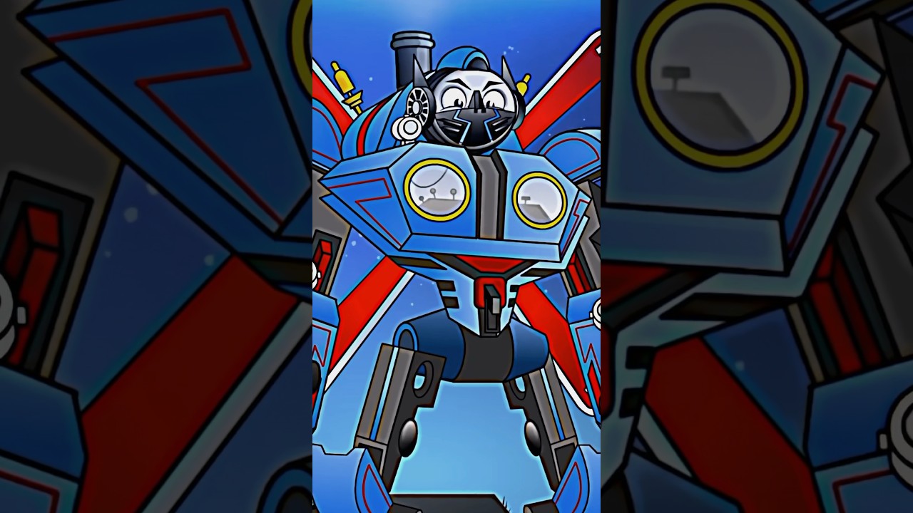 Opthomas Prime (Trainsformers) vs. N, V and J (Murder Drones) - YouTube